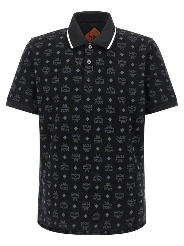 Mcm Press Polo Shirt - Black
