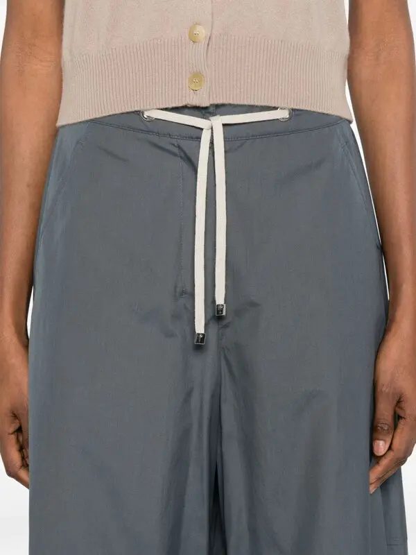 Max Mara Wide Leg Cotton Trousers
