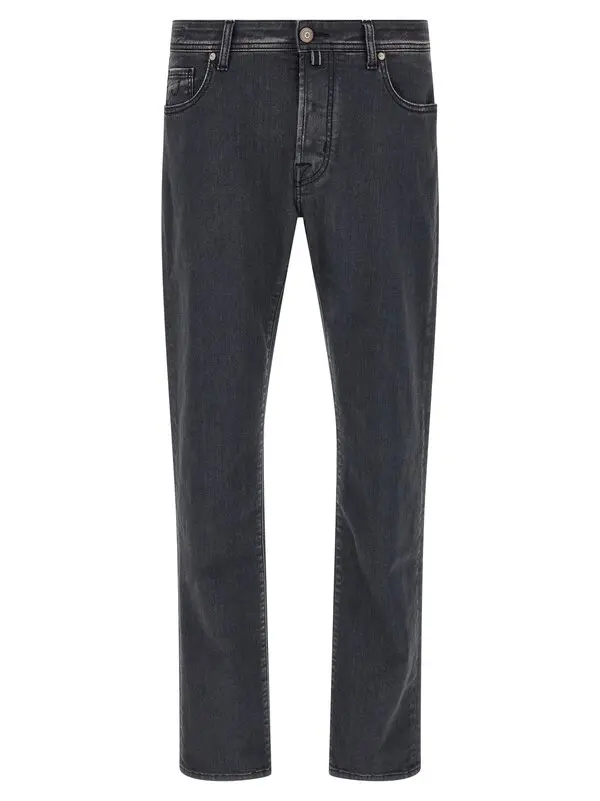 JACOB COHЁN Bard Stonewashed Straight Leg Jeans