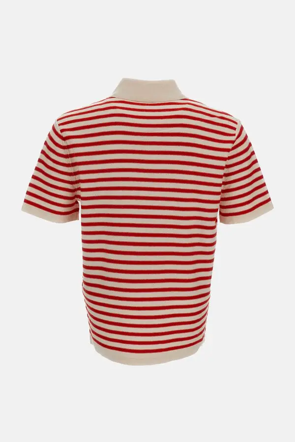 A.p.c. Eliot Striped Polo Shirt