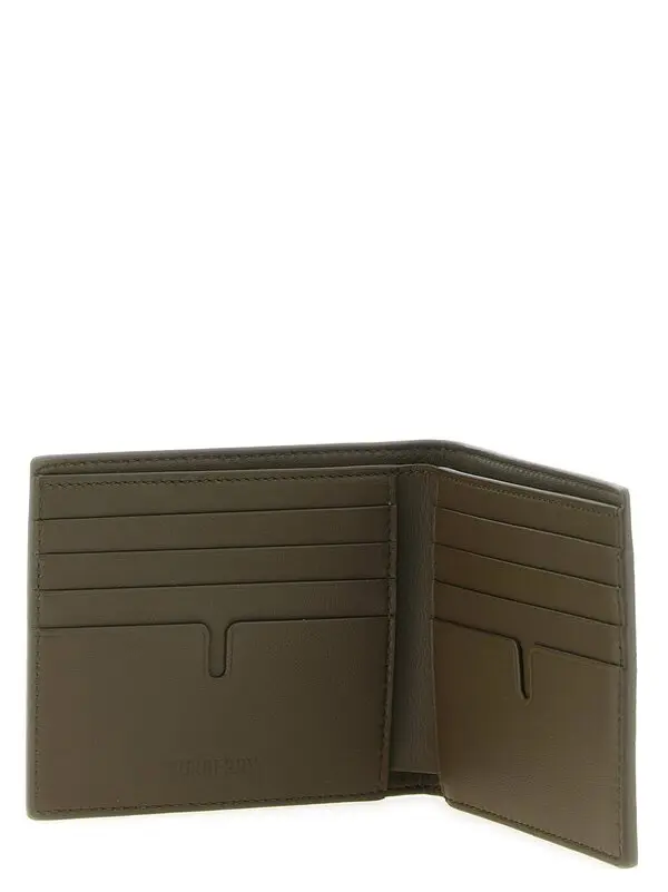 Burberry Check Wallet - Cream