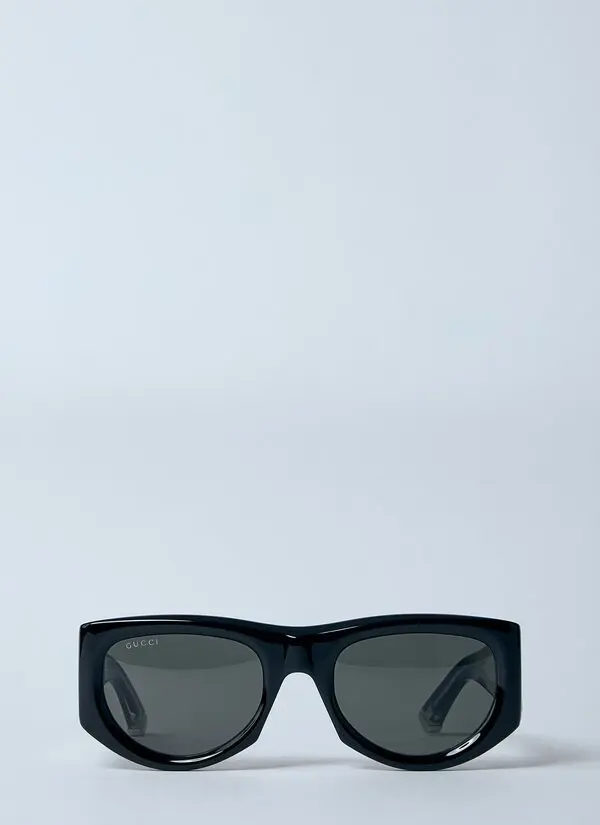 Gucci Rectangular Frame Sunglasses With Logo Motif