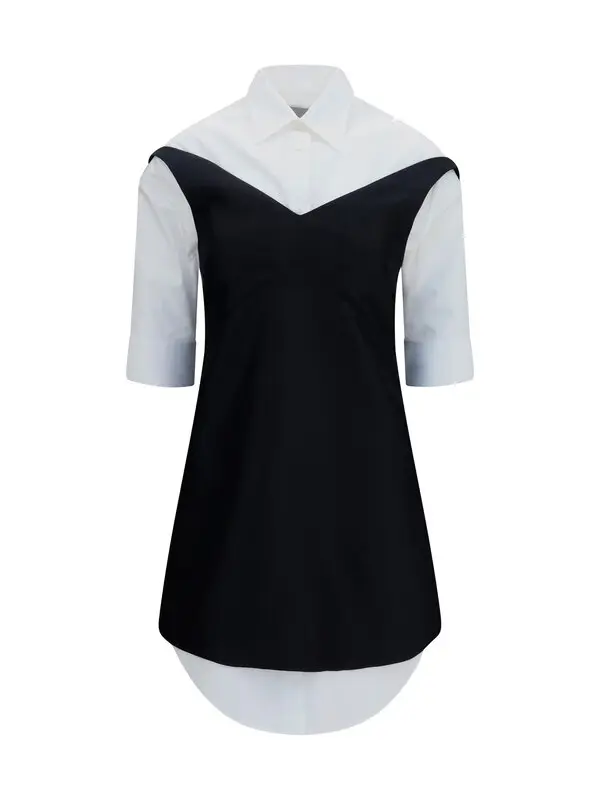 Balenciaga Hybrid Shirt Dress - Black