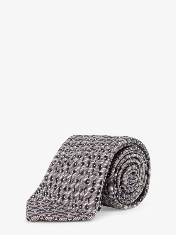 Giorgio Armani Silk Tie - Cream