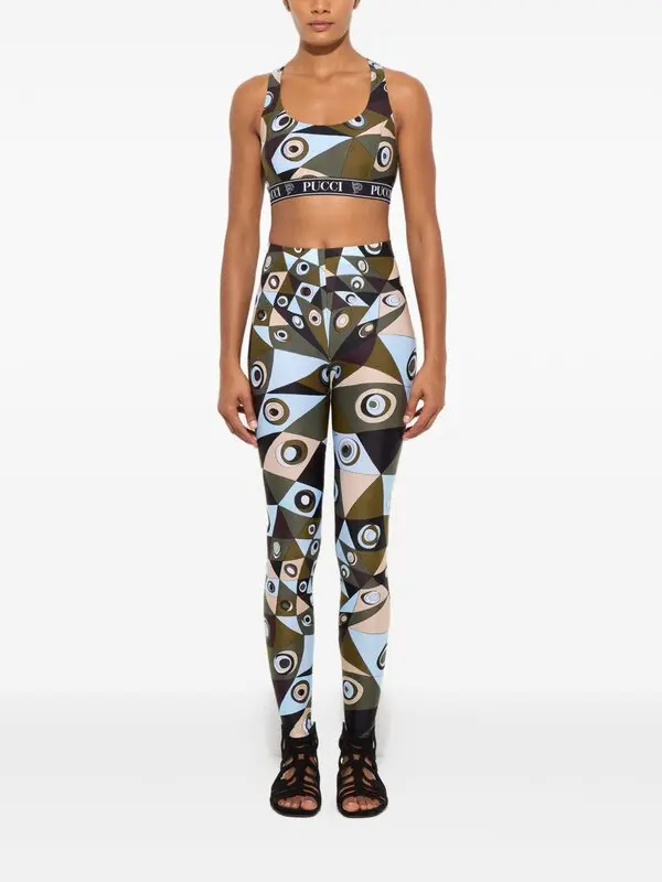 Emilio Pucci Printed Bralette - Multicolor