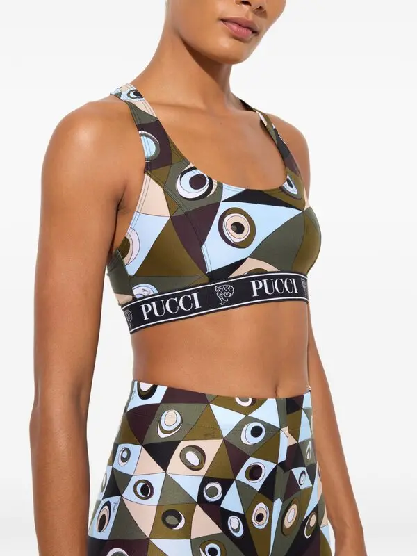 Emilio Pucci Printed Bralette - Multicolor