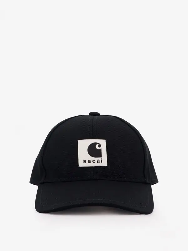 SACAI X CARHARTT WIP Baseball Cap - Black