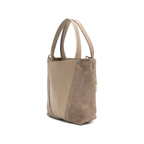Chloé Mini Bag With Chain Detail - Cream