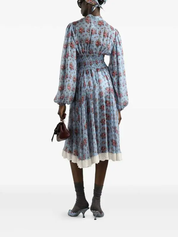 Dolce & Gabbana Floral Silk Dress