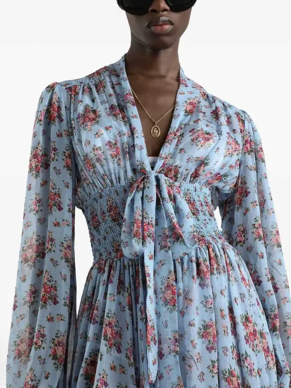 Dolce & Gabbana Floral Silk Dress