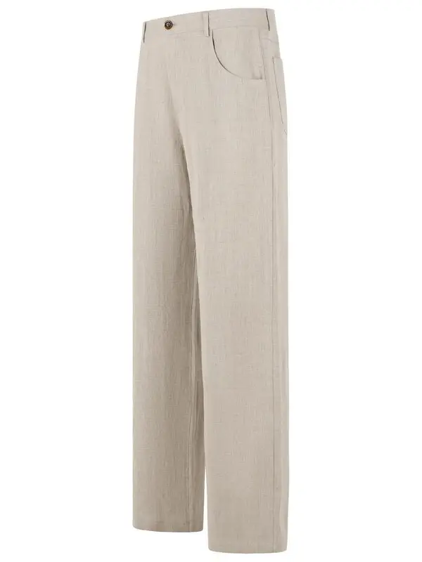 Séfr Arno Wide Leg Linen Pants