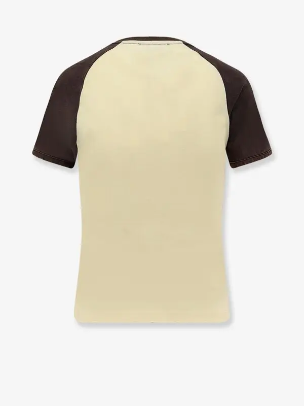 Coperni Crew-neck Cotton T-shirt With Dragon Graphic - Multicolor