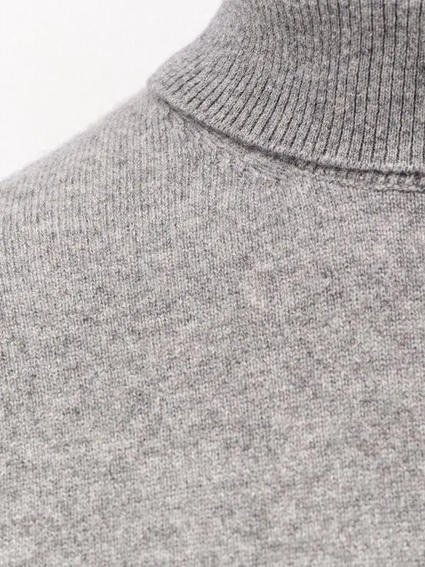 TOTEME Cashmere Turtleneck Sweater With Side Slits - Multicolor
