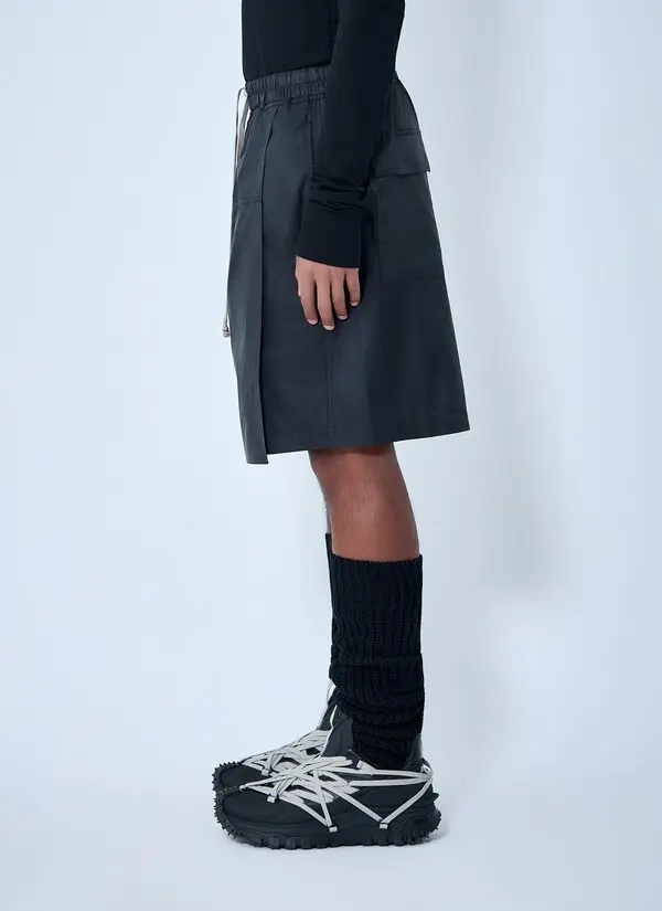 Moncler Drawstring Midi Kilt Shorts