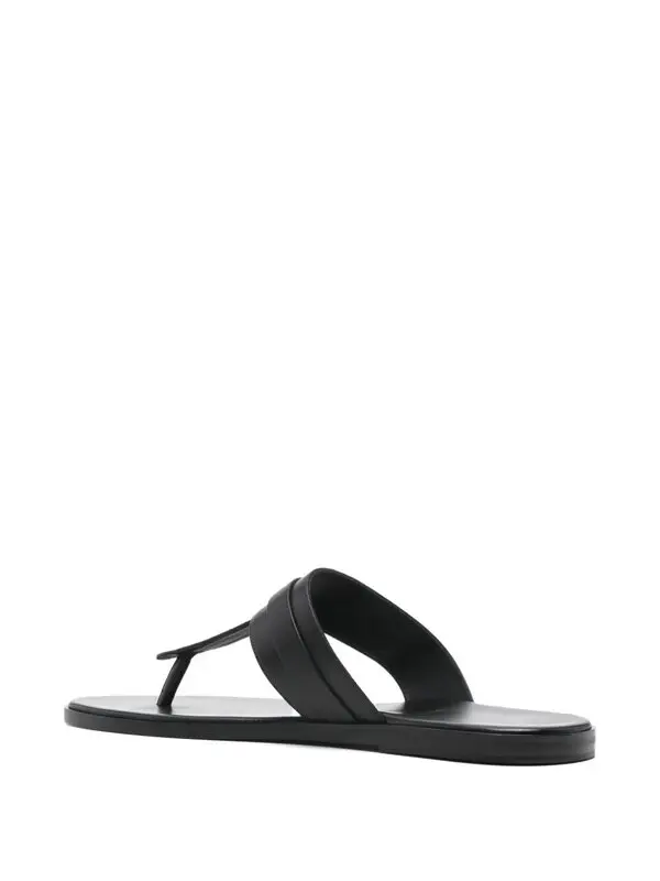 TOM FORD Smooth Leather T-sandals - Black