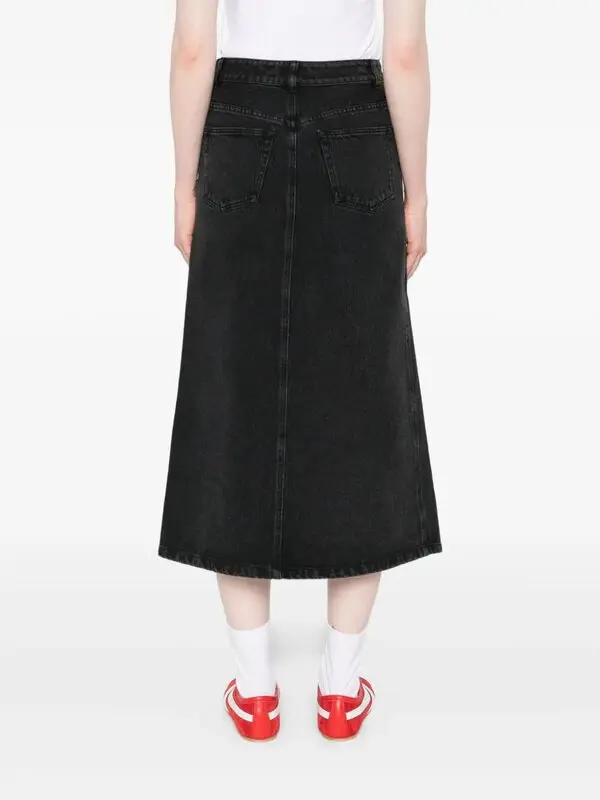 A.p.c. Georgia Denim Midi Skirt