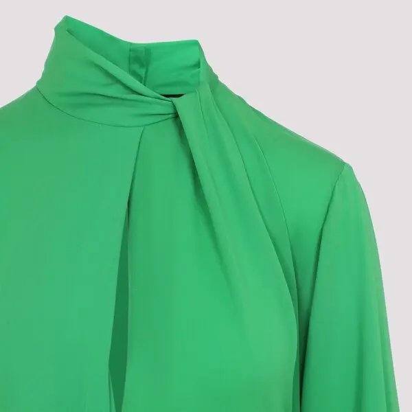TOM FORD Washed Silk Midi Dress - Green
