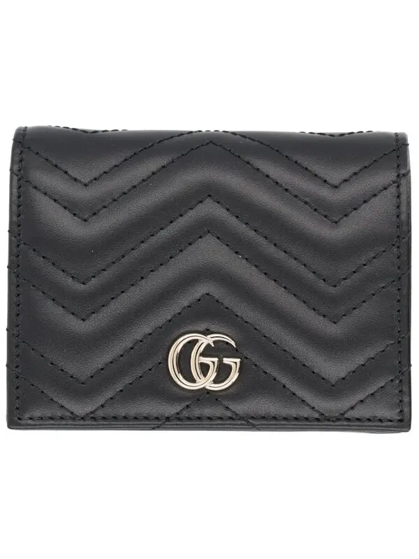 Gucci Gg Marmont Wallet - Black