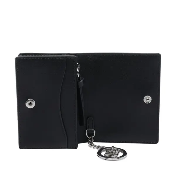 GANNI Poddle Logo Cards Holder - Black