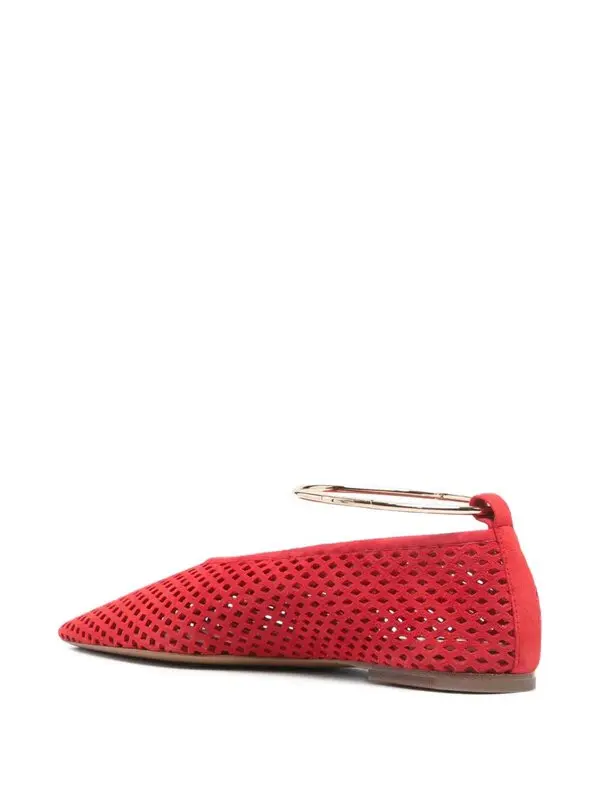 JIL SANDER Laser-cut Ballet Flats