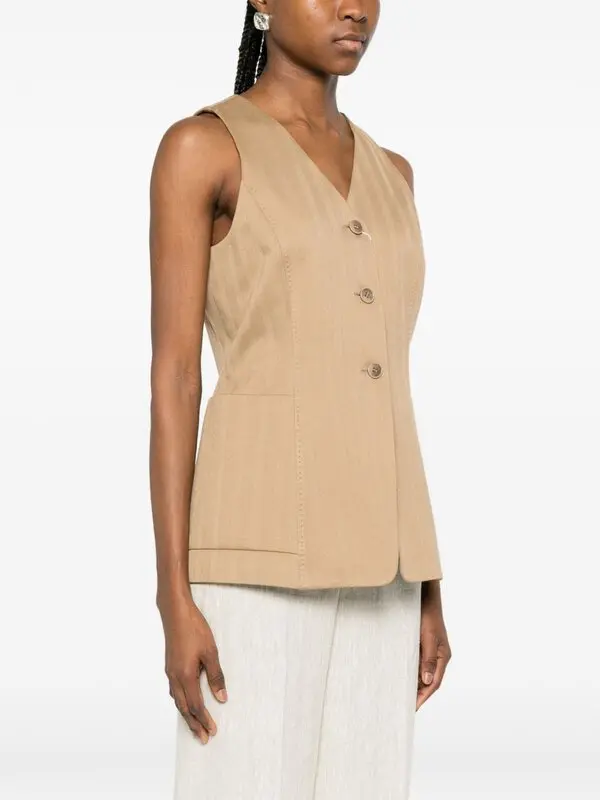 Max Mara Cotton Vest - Multicolor
