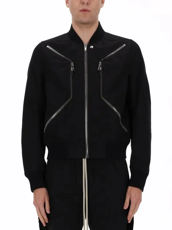 Rick Owens Heizer Flight Jacket - Black