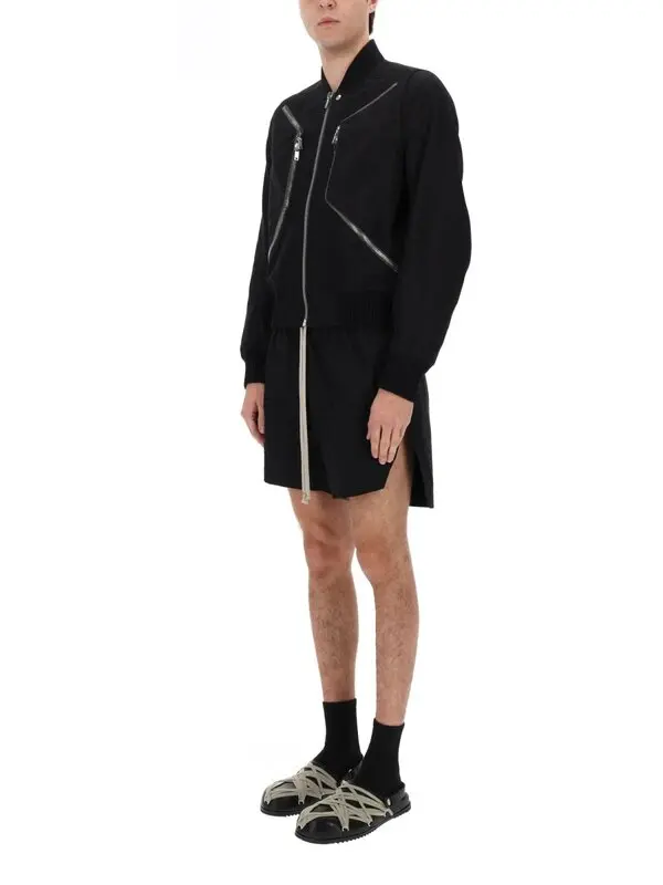 Rick Owens Heizer Flight Jacket - Black