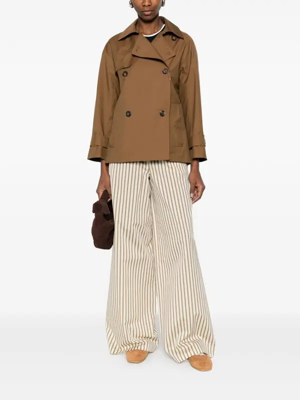 Max Mara Striped Wide-leg Trousers - Multicolor