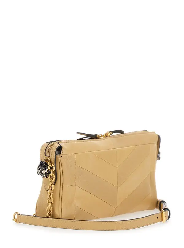 Valentino Garavani Panthea Patchwork Leather Crossbody Bag