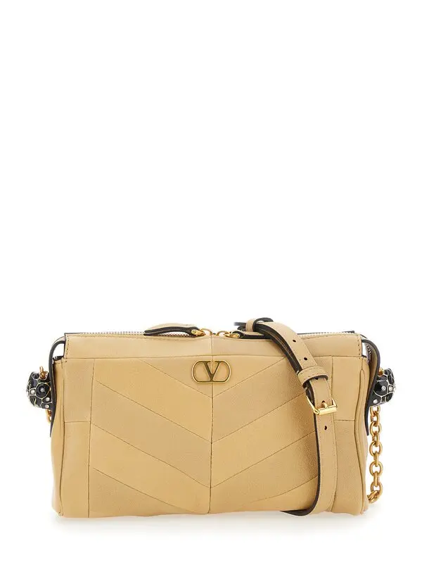 Valentino Garavani Panthea Patchwork Leather Crossbody Bag - Multicolor