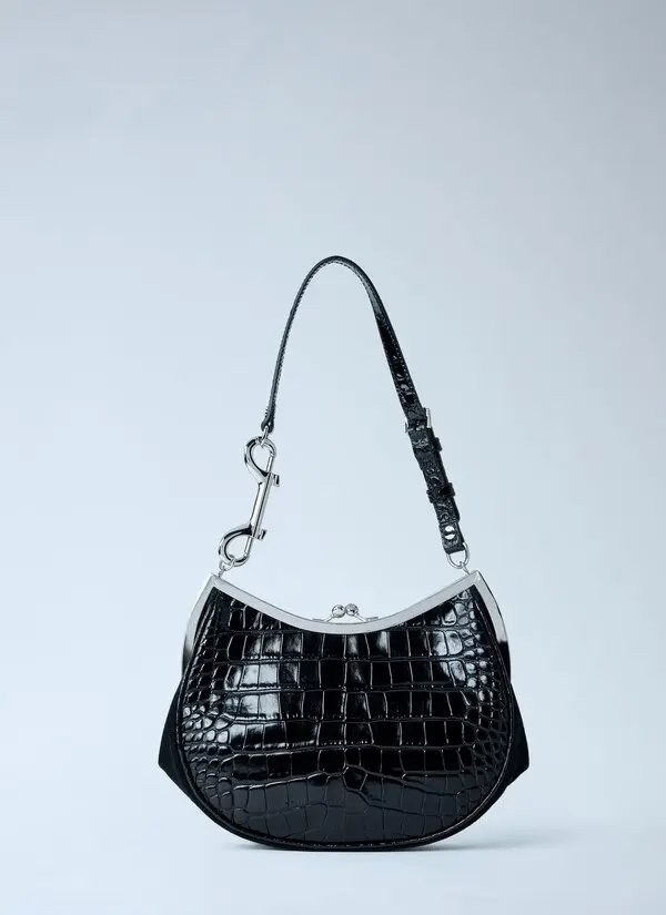 VIVIENNE WESTWOOD Charm Frame Shoulder Bag - Black