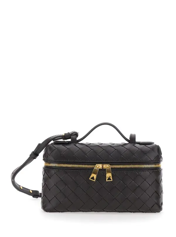 Bottega Veneta Intreccio Leather Vanity Case - Multicolor
