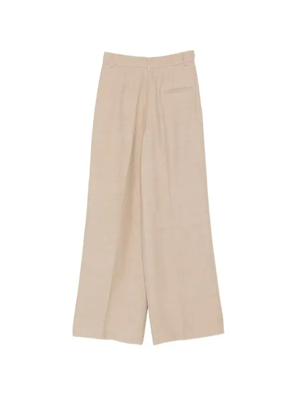 FAY Beige Cotton Trousers