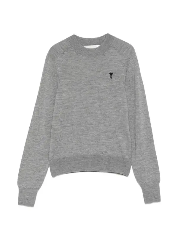 AMI Paris De Coeur Wool Sweater - Multicolor