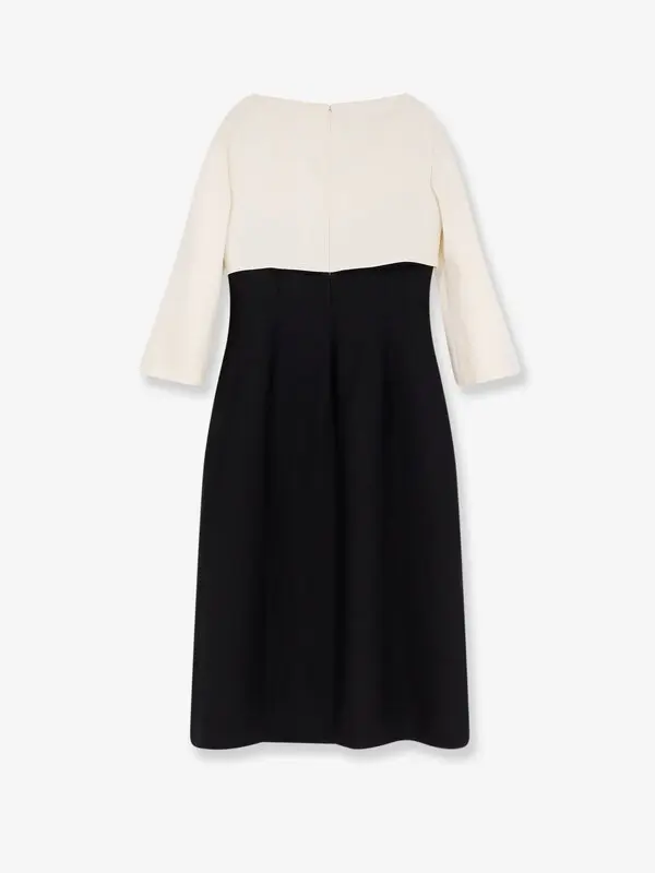 Valentino Garavani Crepe Midi Dress With Knot Detail - Multicolor