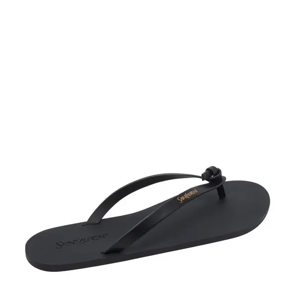 Saint Laurent Logo Pool Flip Flops