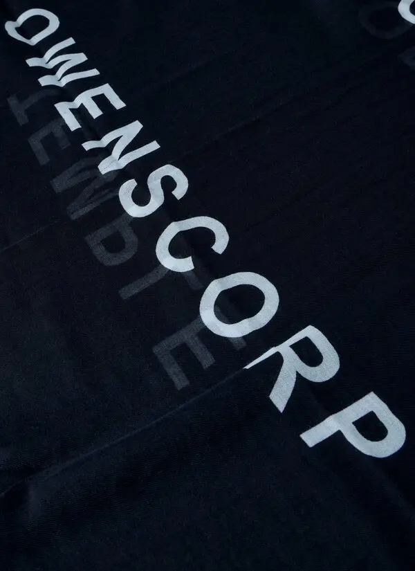 Rick Owens Printed Cotton Scarf