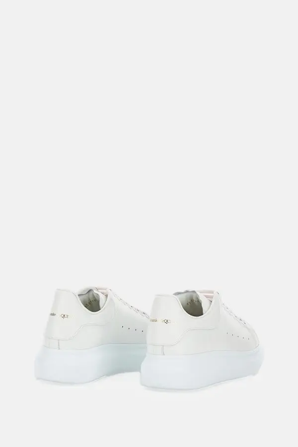 Alexander McQueen Oversized Sole Leather Sneakers