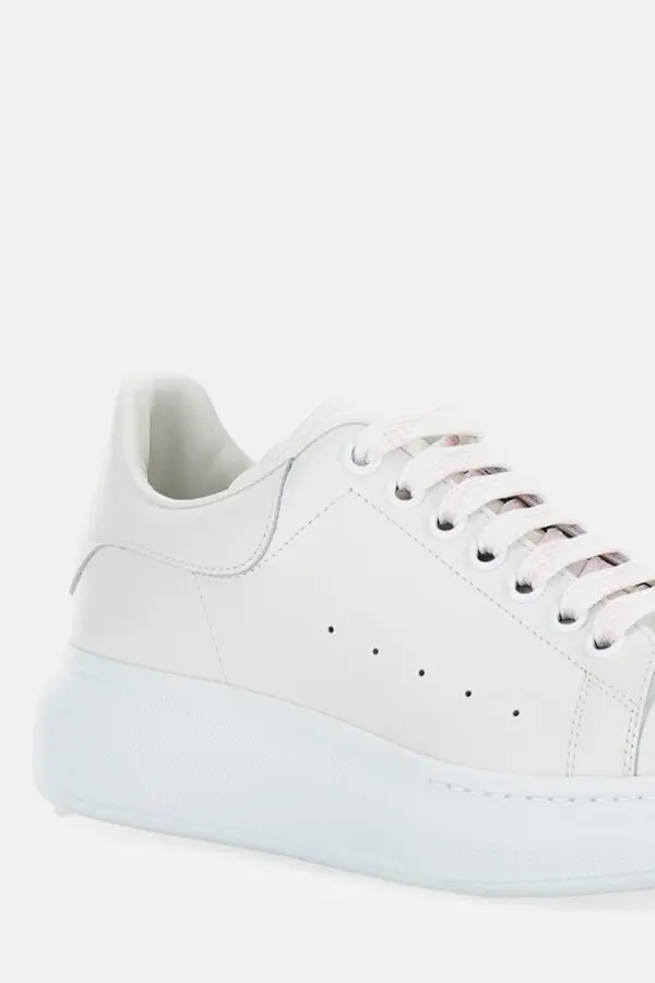 Alexander McQueen Oversized Sole Leather Sneakers