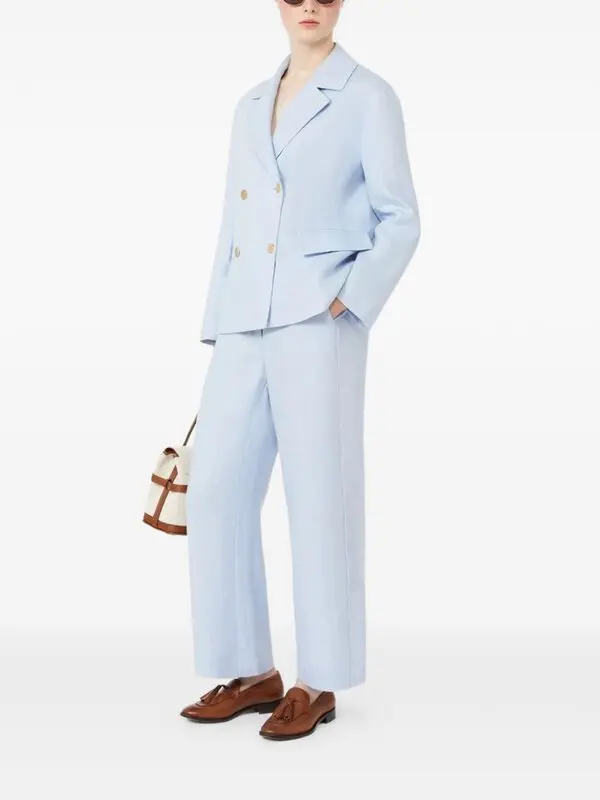Max Mara Linen Double-breasted Jacket