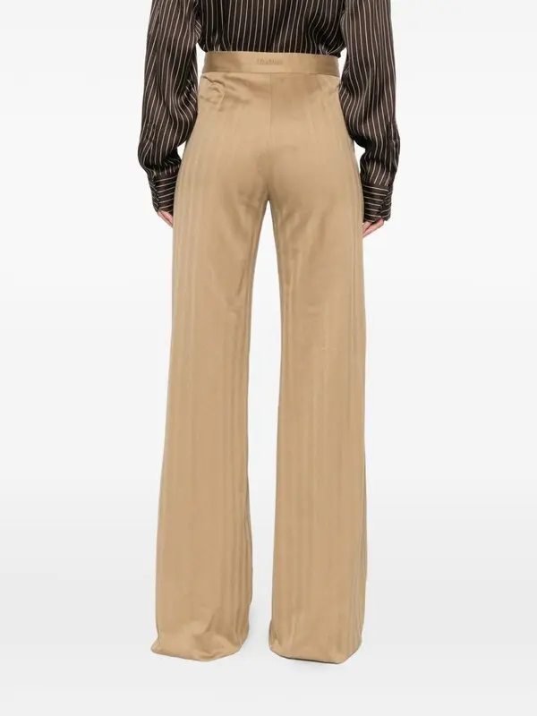 Max Mara Tailored Wide Leg Cotton Trousers