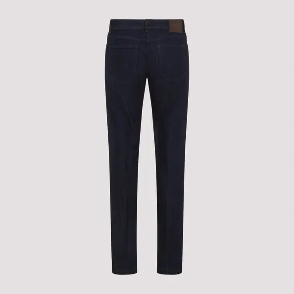 Kiton Indaco Cotton Blend Jeans