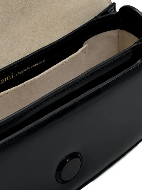 Ami Paris Leather Shoulder Bag - Multicolor