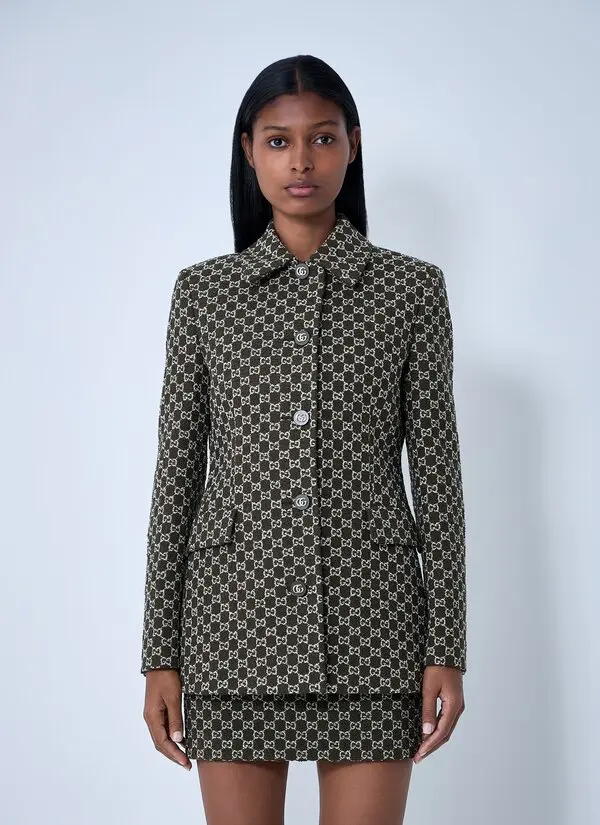 Gucci Gg Bouclé Jacket