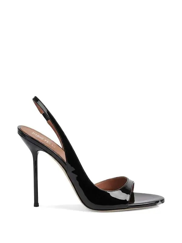 Paris Texas Slingback Stiletto Pumps - Black