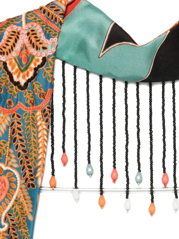 Etro Paisley Print Silk Foulard - Multicolor