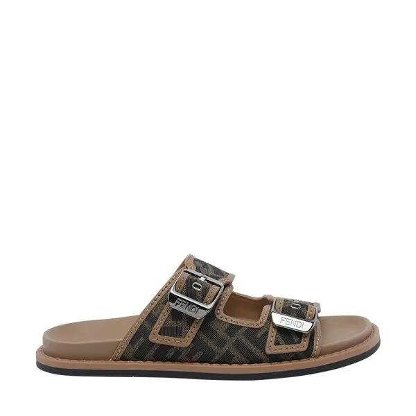 Fendi Ff Logo Sandals