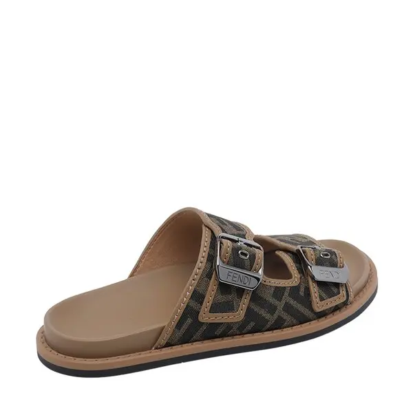 Fendi Ff Logo Sandals