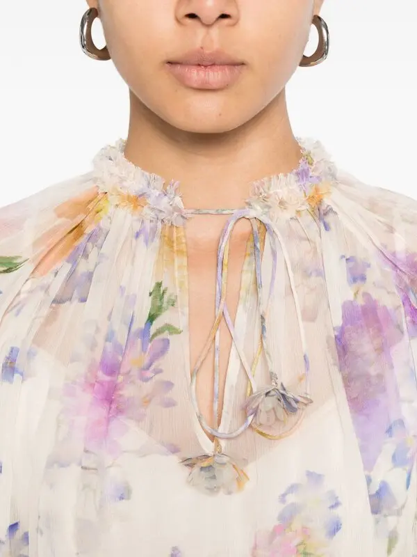 Zimmermann Luna Floral Print Blouse - Multicolor