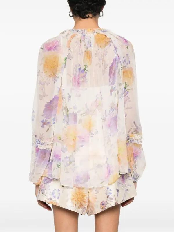 Zimmermann Luna Floral Print Blouse - Multicolor